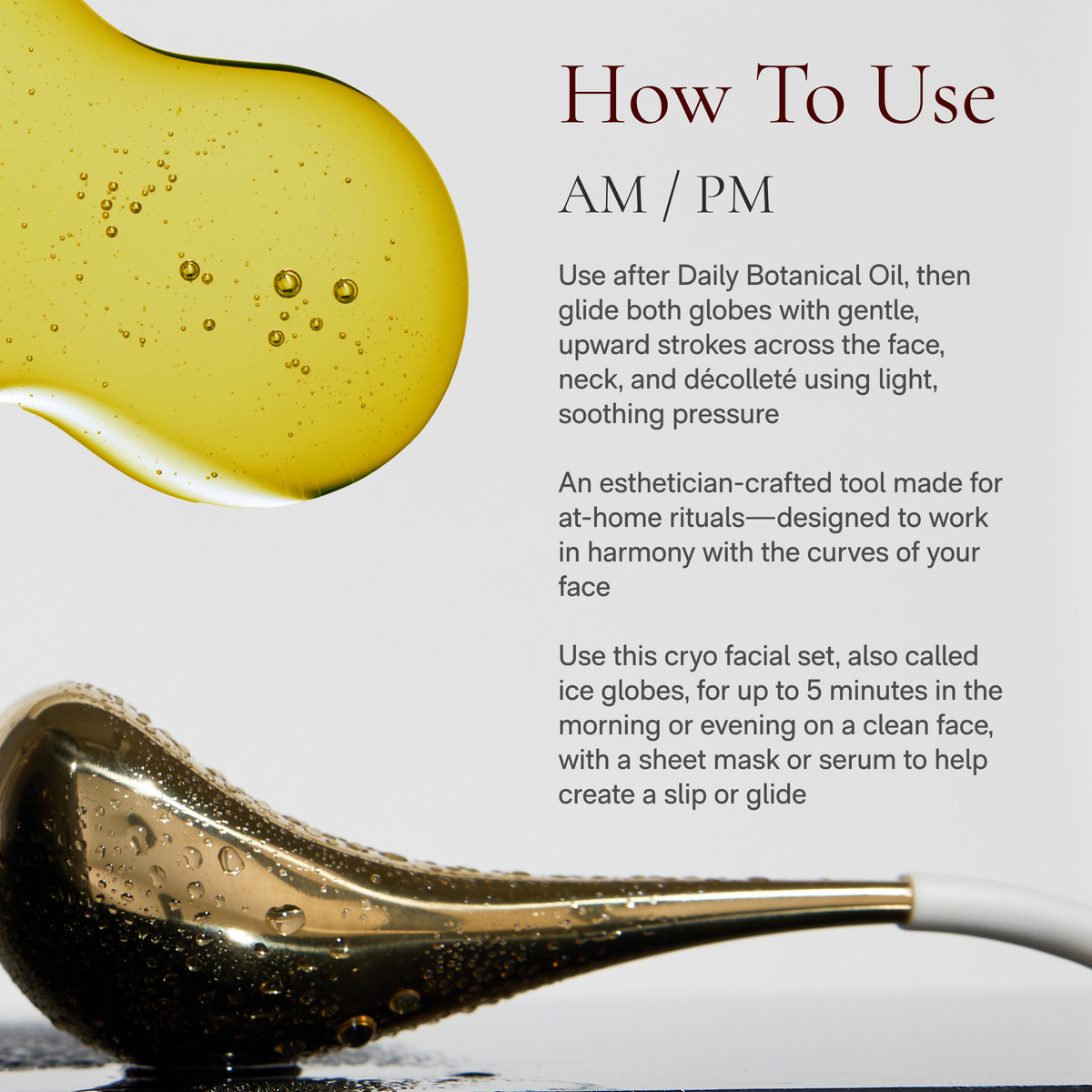 Gold Freeze Facial Set